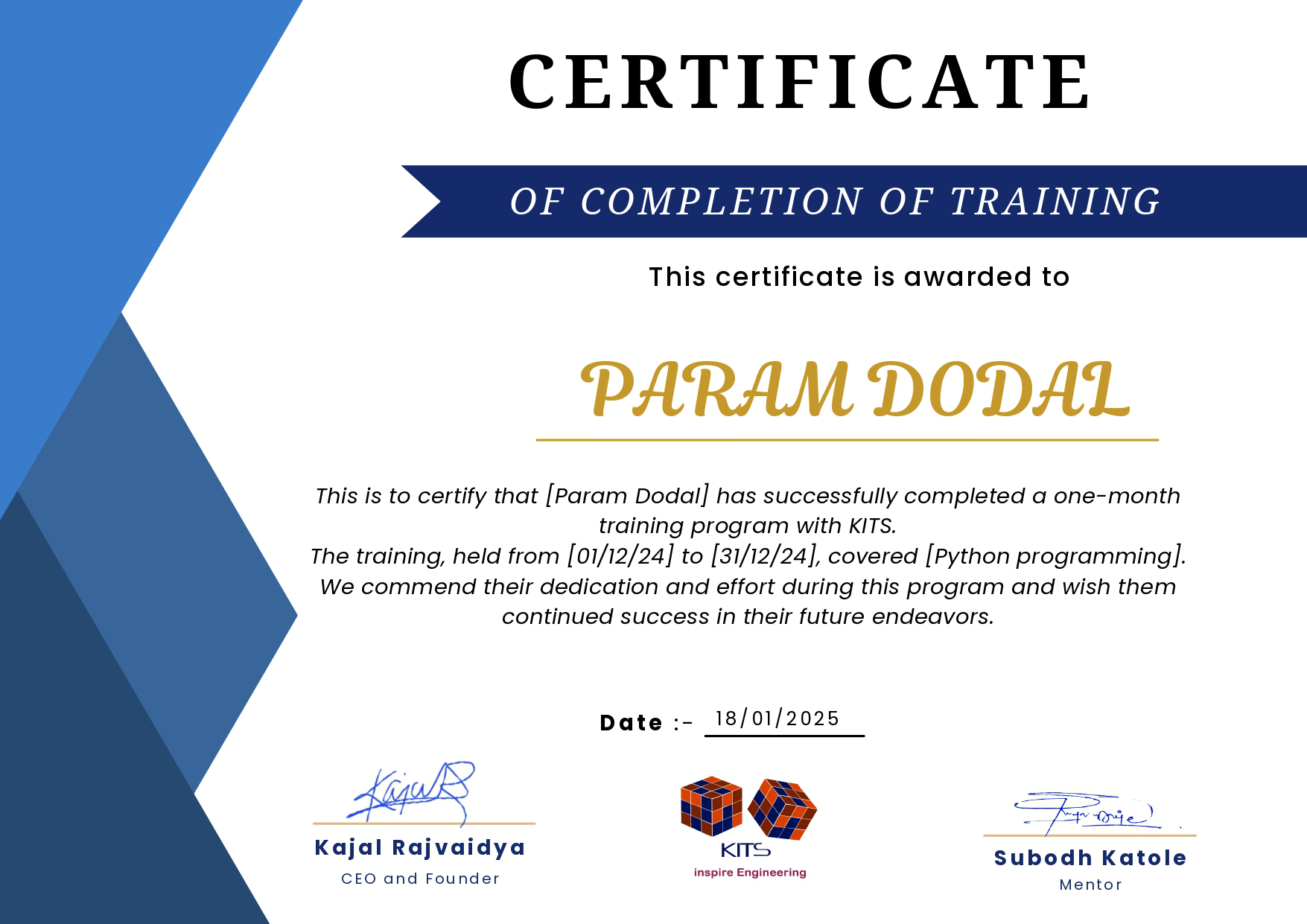 Param Dodal - Product Engineering Intern @HuntYourTribe | LinkedIn